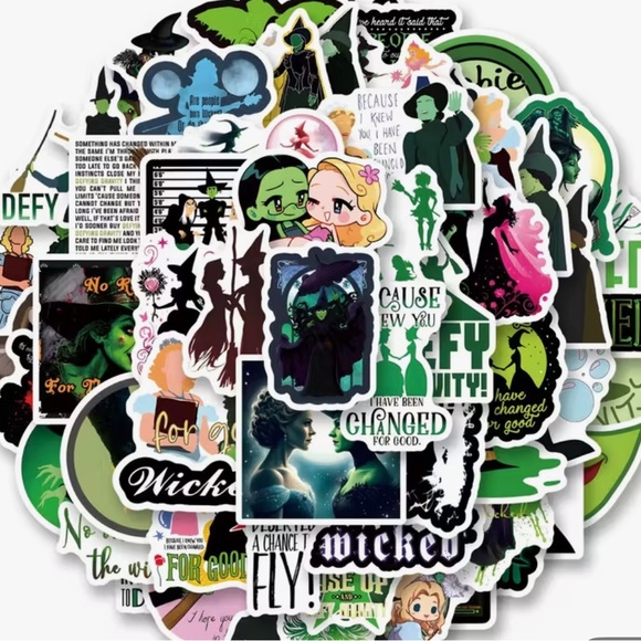 Office | 6 Piece Wicked Themed Sticker Pack | Poshmark